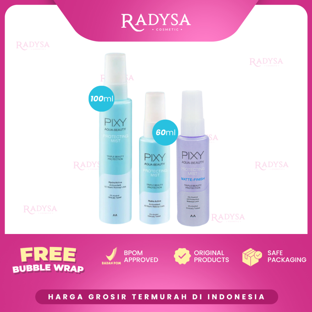 Jual RADYSA - PIXY Aqua Beauty Protecting Mist Setting Spray - Face ...