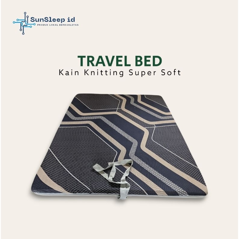Jual TRAVEL BED KASUR BUSA KAIN KNITTING PREMIUM SUPER WOLL Ukuran ...