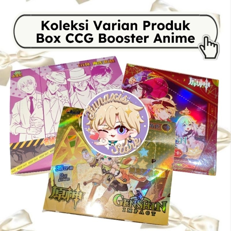 Jual Koleksi Produk Box Booster Kartu Koleksi Mainan CCG Genshin Impact ...