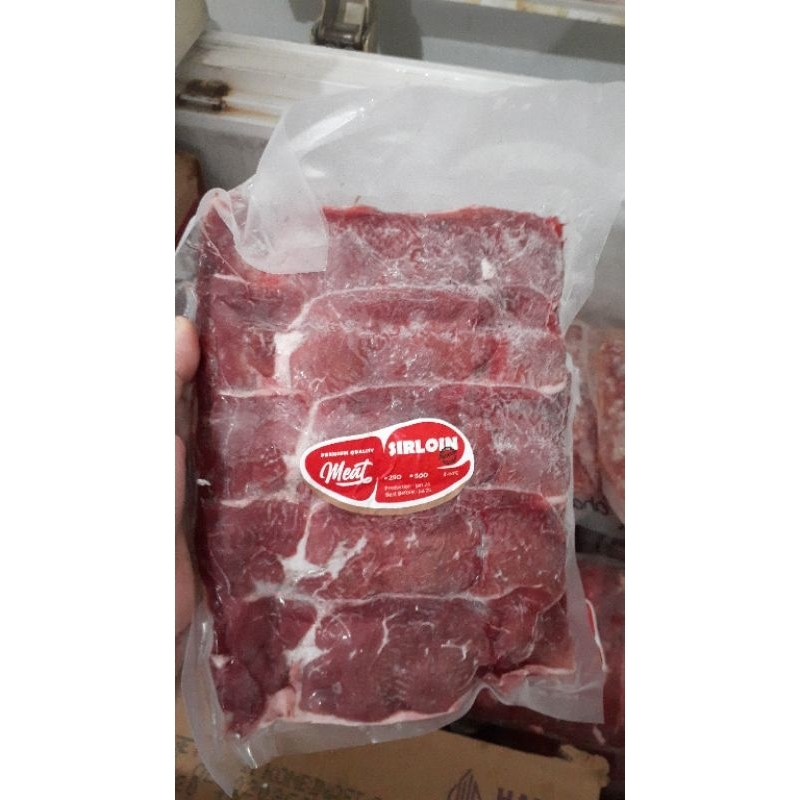 Jual Sirloin Beef Slice/Daging Iris Tipis 500gr | Shopee Indonesia