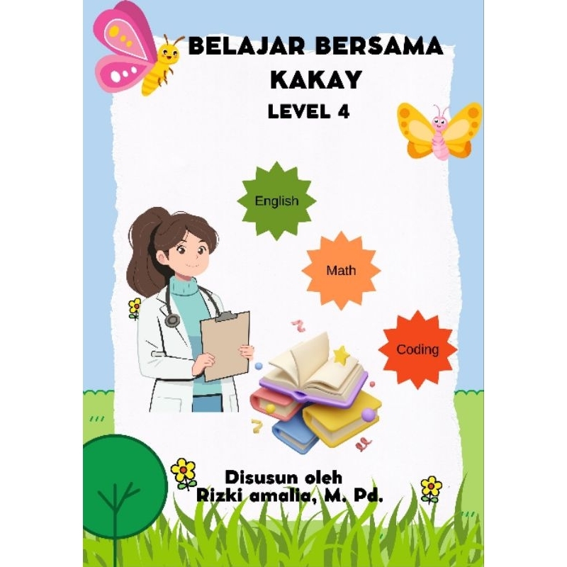 Jual Belajar Bersama Kakay Level 4 (Coding, English, Math) | Shopee ...