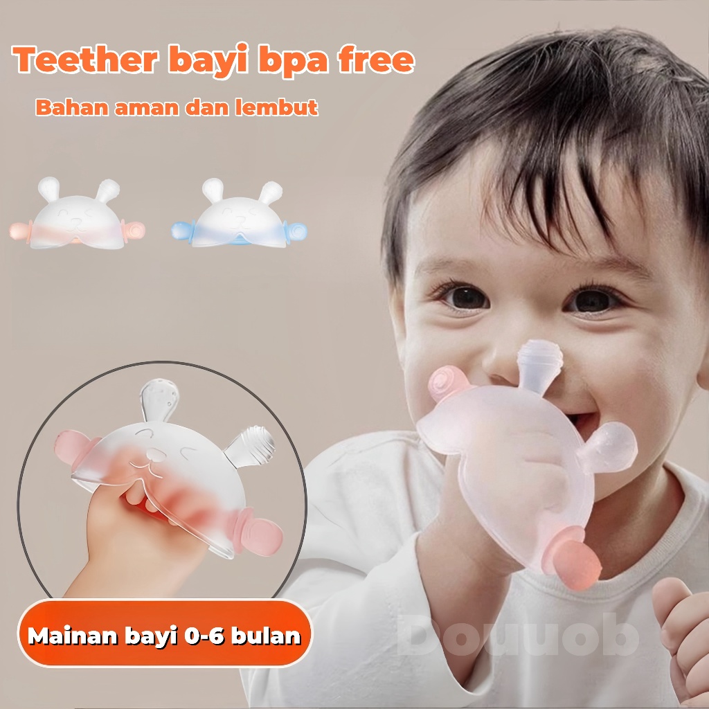 Jual Teether Bayi Bpa Free Baby Toy Wearable Gigit Mainan Gigitan ...