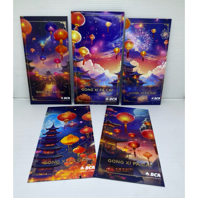 Jual BANK BCA 2025 Angpao Amplop Merah Hongbao Hungpau Sincia Imlek ...