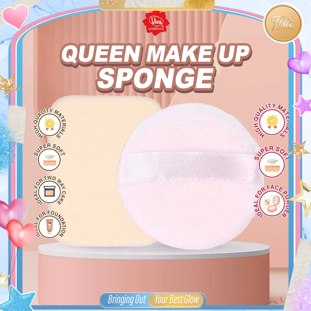 Jual * FELIZ * VIVA Queen Make Up Sponge | Shopee Indonesia