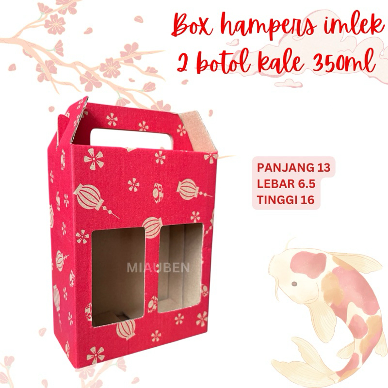 Jual box hampers imlek 2 botol 350ml | Shopee Indonesia