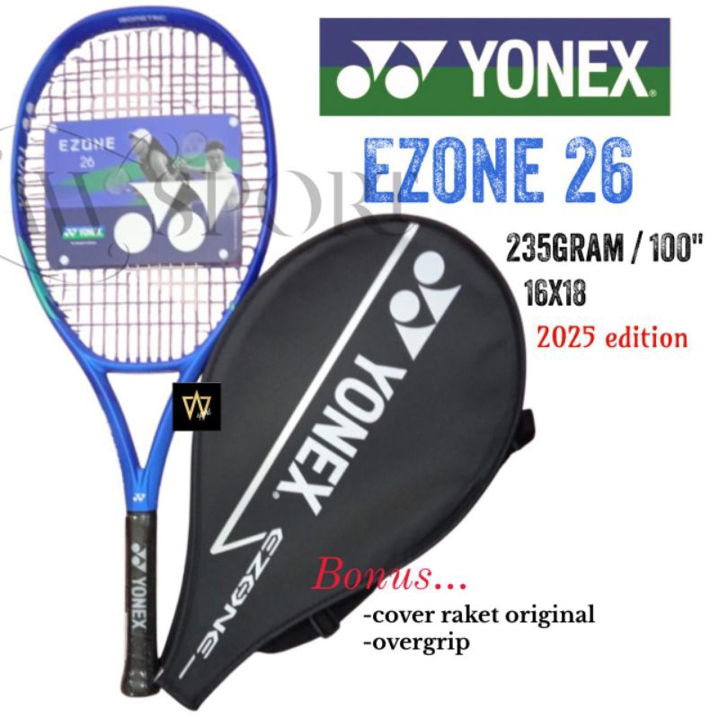 Jual Raket Tenis Y0NEX EZONE 26 235g 2025 Blast Blue / Tennis Racket | Shopee Indonesia