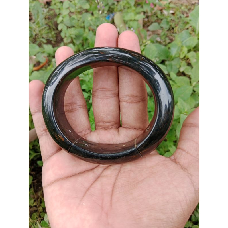 Jual gelang akar bahar hitam tali arus jumbo model engsel | Shopee ...