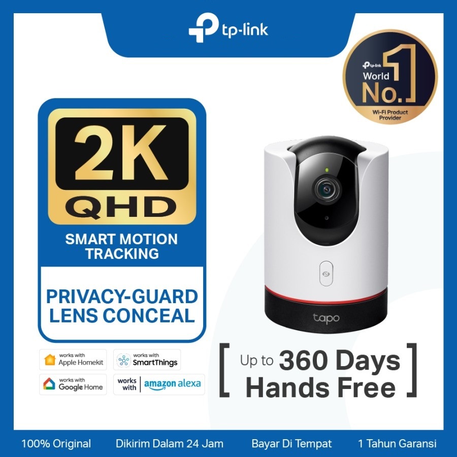 Jual TP-LINK TAPO C225 2K QHD PAN/TILT AI HOME SECURITY WI-FI CAMERA | Shopee Indonesia