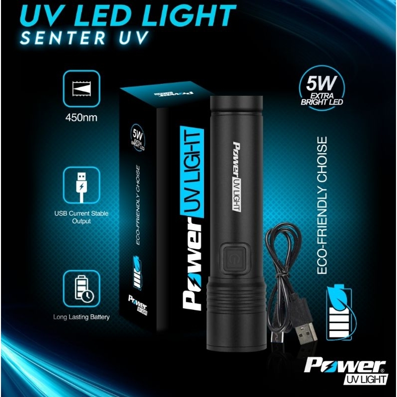 Jual SENTER UV SUPER TERANG BATRAI TAHAN LAMA | Shopee Indonesia