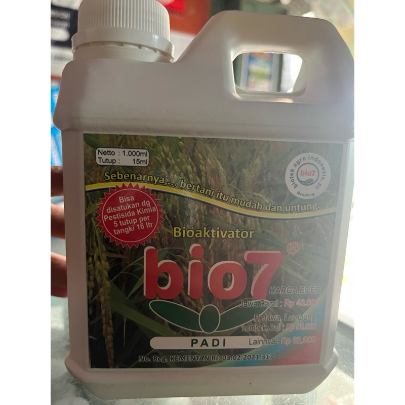 Jual BIO 7 bioseven Padi Pupuk Organik Cair Hayati Bio Aktivator ...