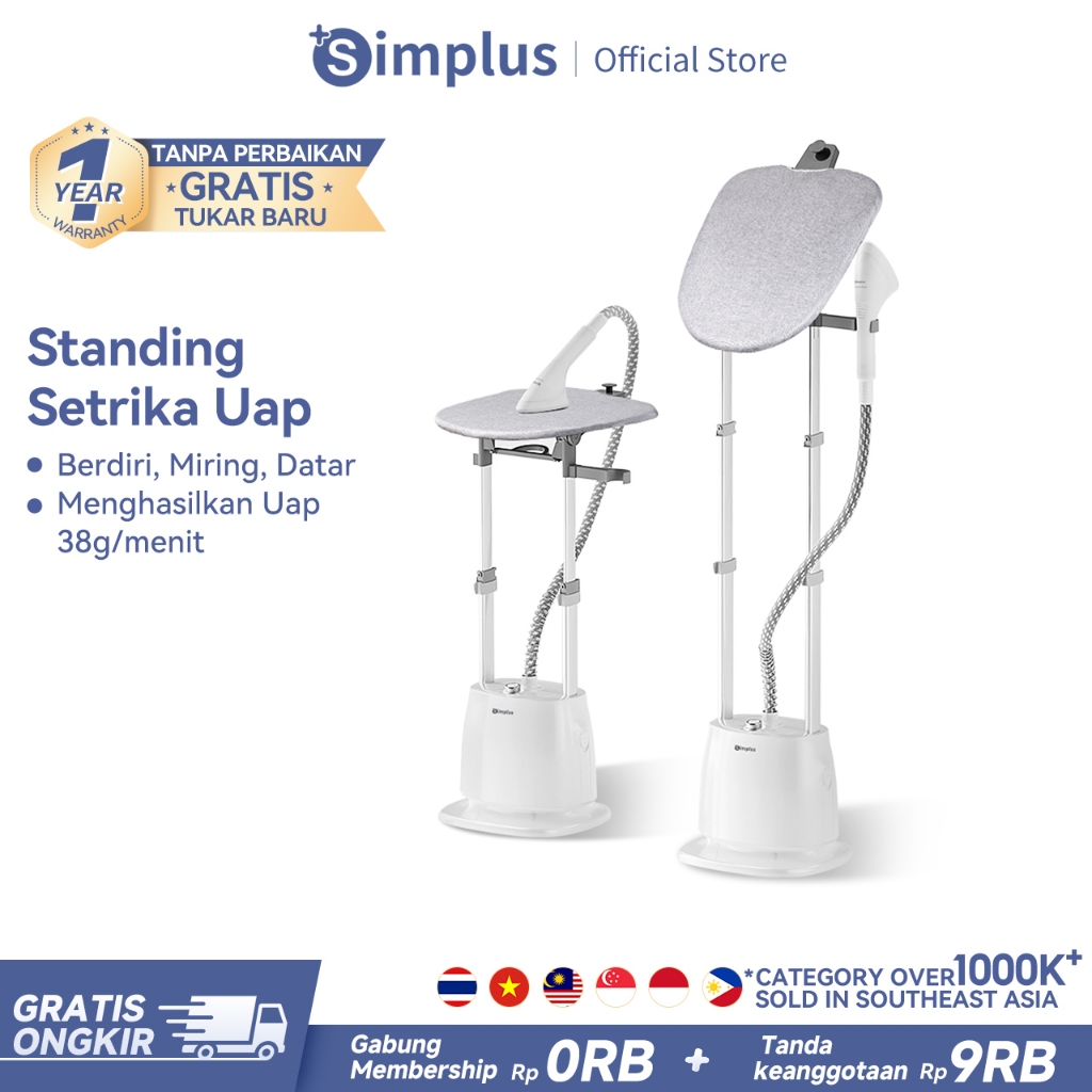 Jual Simplus Setrika Uap Vertikal Pakaian Rumah Tangga Setrika Datar Setrika Uap dan Setrika ...