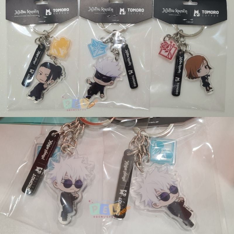 Jual [READY STOCK] Keychain Jujutsu Kaisen x Tomoro Coffee JJK Satoru ...