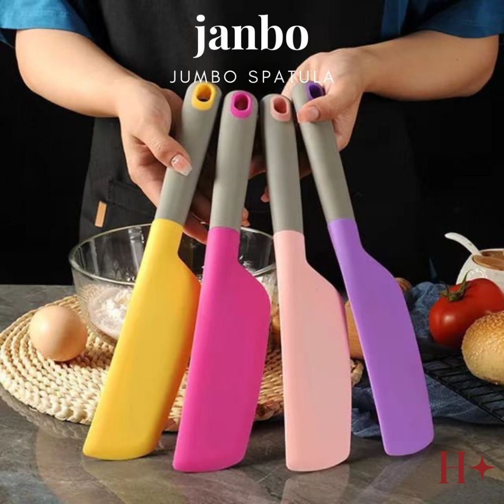 Jual Hostar Janbo Spatula Jumbo Food Grade Scrapper Spatula Kue Krim ...