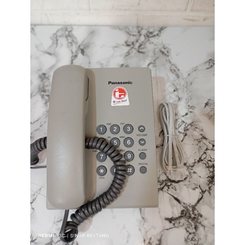 Jual Telpon Rumah dan Kantor Panasonic KX-TS505 (Abu-abu) | Shopee Indonesia