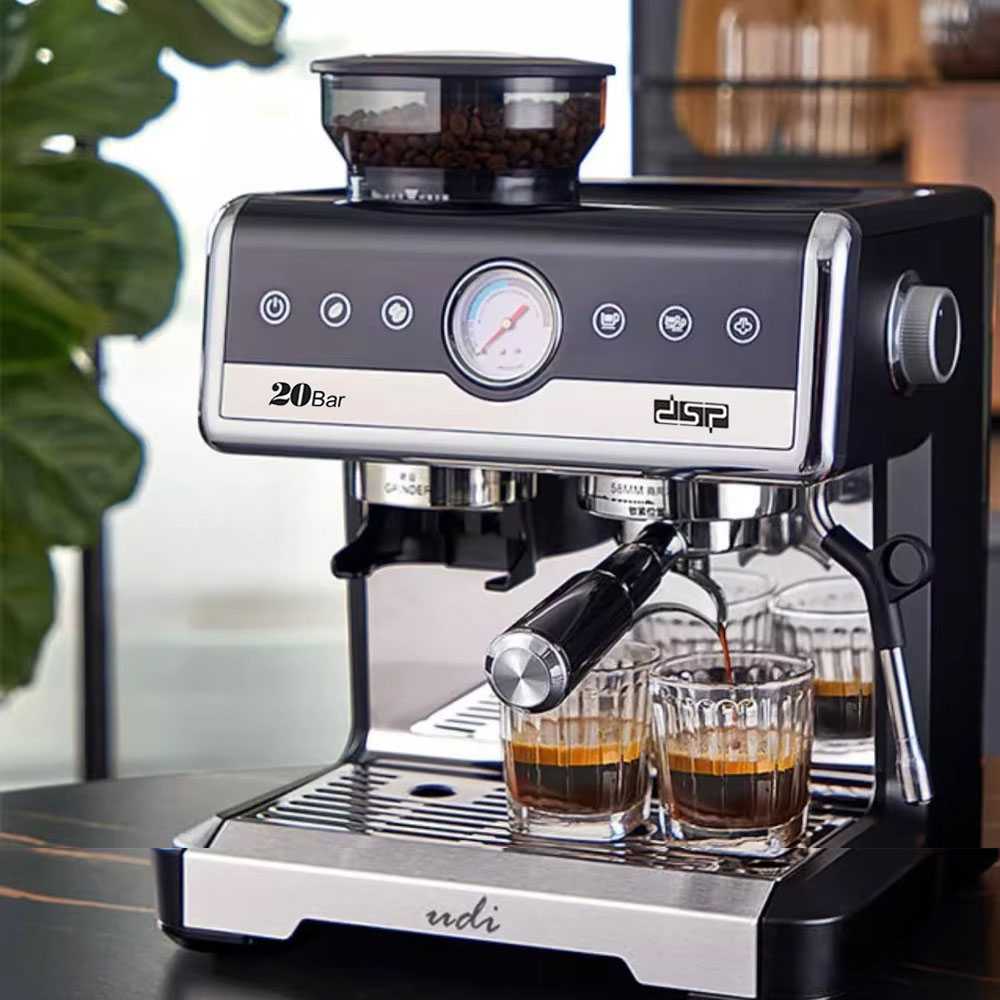 Jual Mesin Kopi Espresso Coffee Maker Frothing Grinding 20 Bar 2250W | Shopee Indonesia
