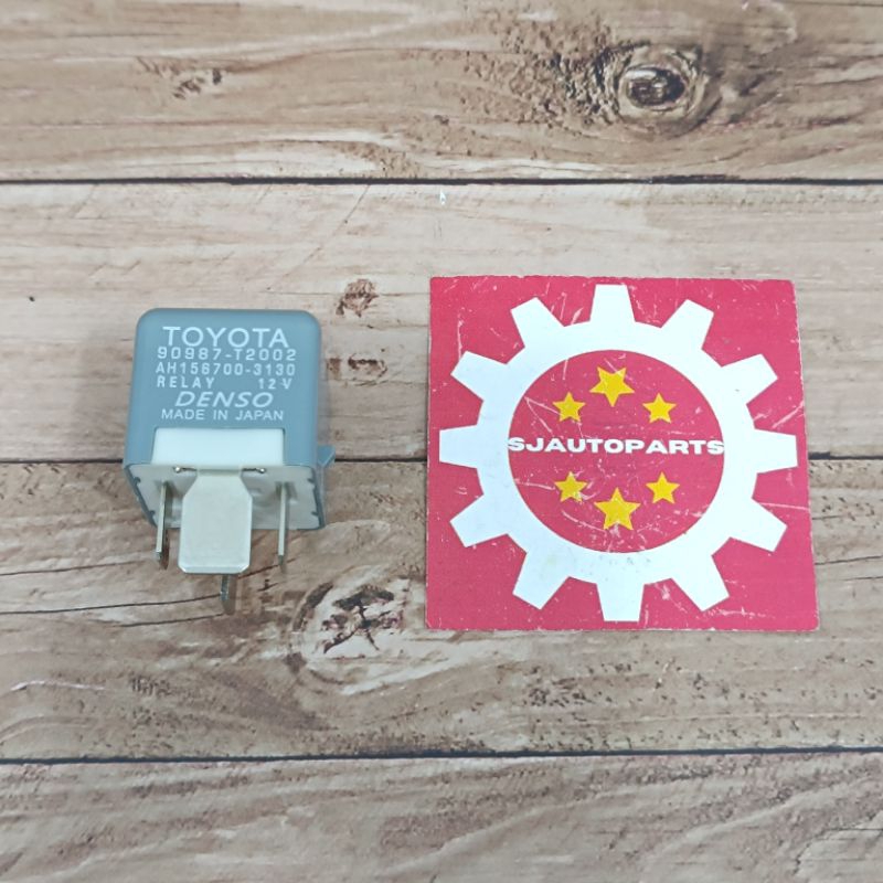 Jual RELAY TOYOTA 90987-T2002 KAKI 4 ABU-ABU 12 VOLT DENSO AH156700 ...