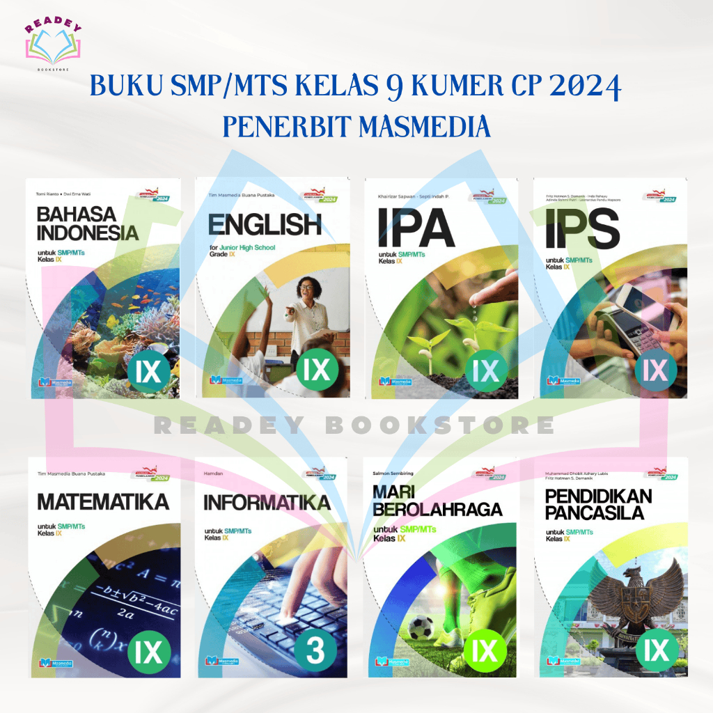 Jual BUKU TEKS KELAS 9 SMP/MTS KURIKULUM MERDEKA PENERBIT MASMEDIA CP ...