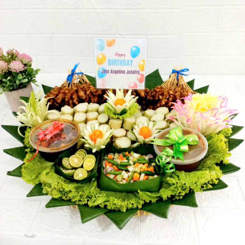 Jual Tumpeng Sate Tampah/Tumpeng Ulang Tahun | Shopee Indonesia