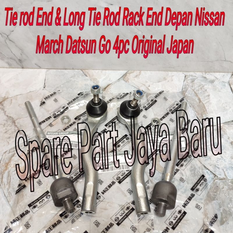 Jual Tie Rod End & Long Tie Rod Rack End Nissan Datsun Go 4pc Original ...