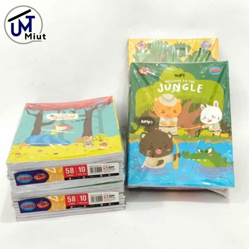 Jual Buku Tulis SIDU 58 lembar 10 buku/pak | Shopee Indonesia