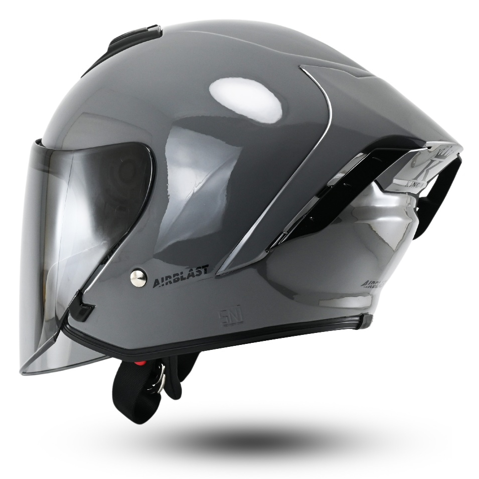 Jual Helm Pria KING Airblast Half Face Solid Terbaru 2025 Helem Cowok ...
