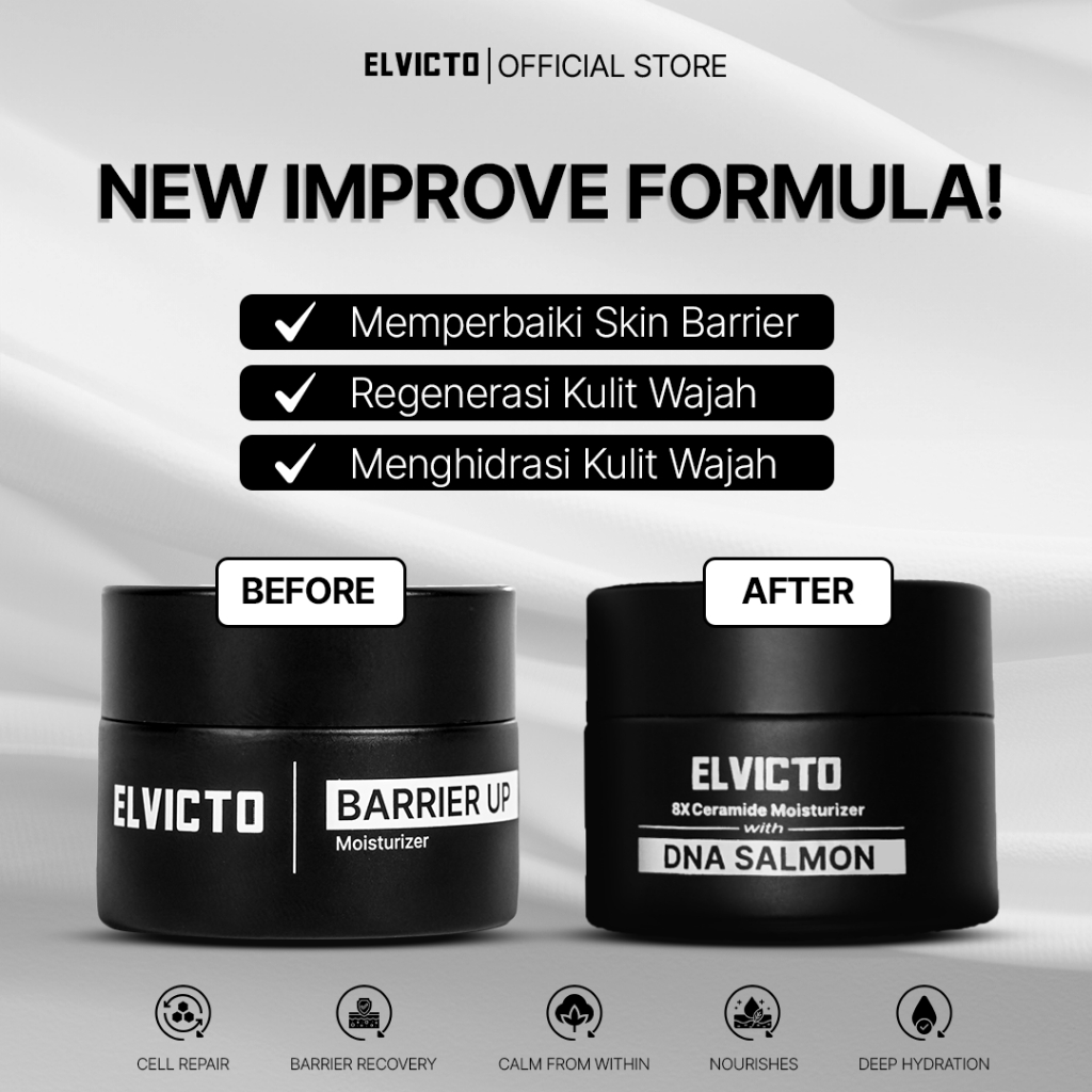 Jual ELVICTO PAKET GANTENG B | BRIGHTENING SERUM, MOISTURIZER | Shopee ...