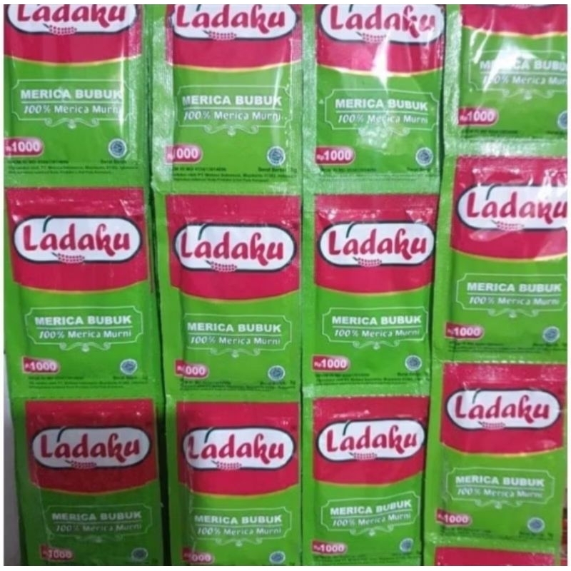 Jual Ladaku Bubuk saset 1 renceng isi 12 sachet @4g | Shopee Indonesia