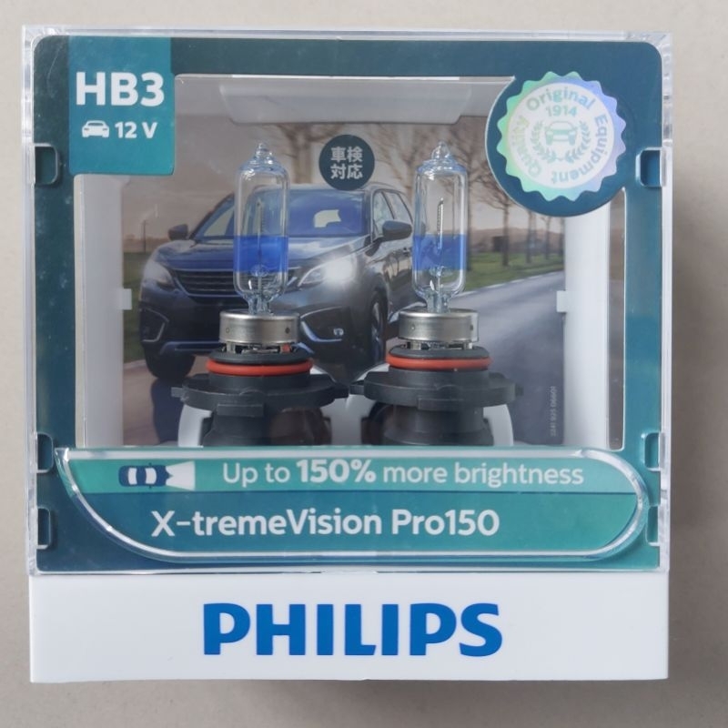 Jual Lampu Jauh High Beam PHILIPS HB3 X-treme Xtreme Vision Pro150 12V 60 Watt Original | Shopee ...