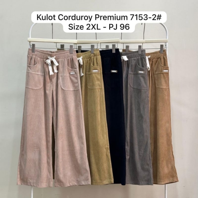 Jual New Series 7153-2# Celana Kulot Kodoray Import Premium by COOPER 7153-2# size ( 2XL - 7XL ...