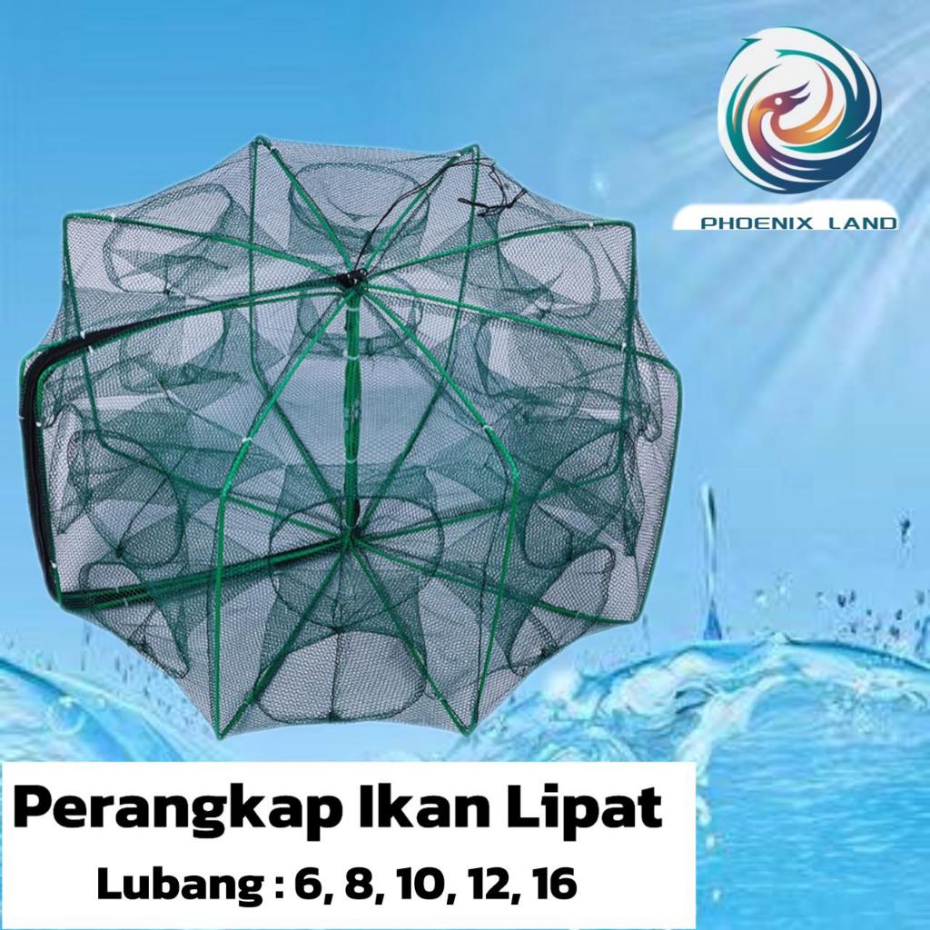 Jual Perangkap Ikan Jebakan Udang Lobster Lele Jaring Nilon Bubu Jaring ...