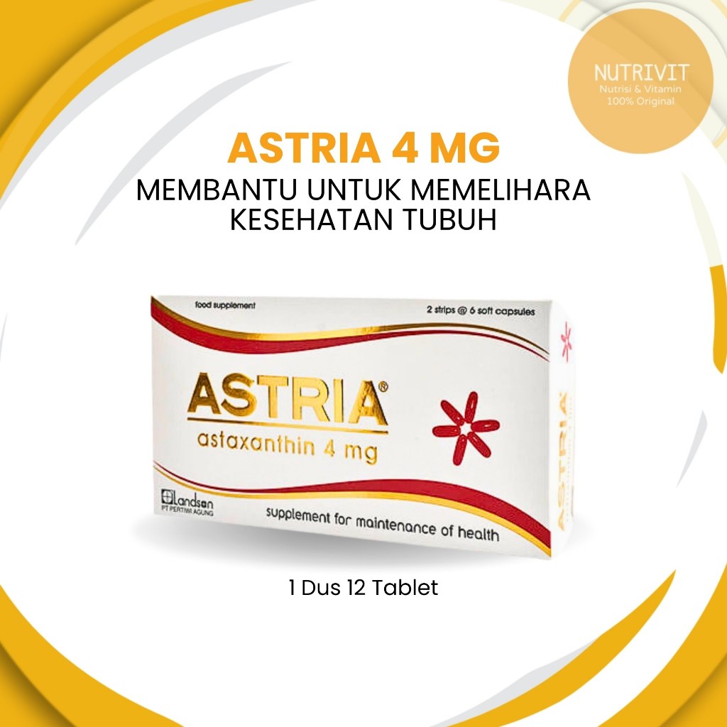 Jual ASTRIA 4 MG 1 BOX ISI 12 TABLET | Shopee Indonesia