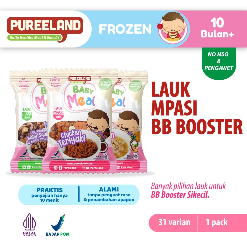Jual Lauk Mpasi BB Booster / Lauk Frozen Mpasi extra Protein dan Lemak Baik / BB Booster ...
