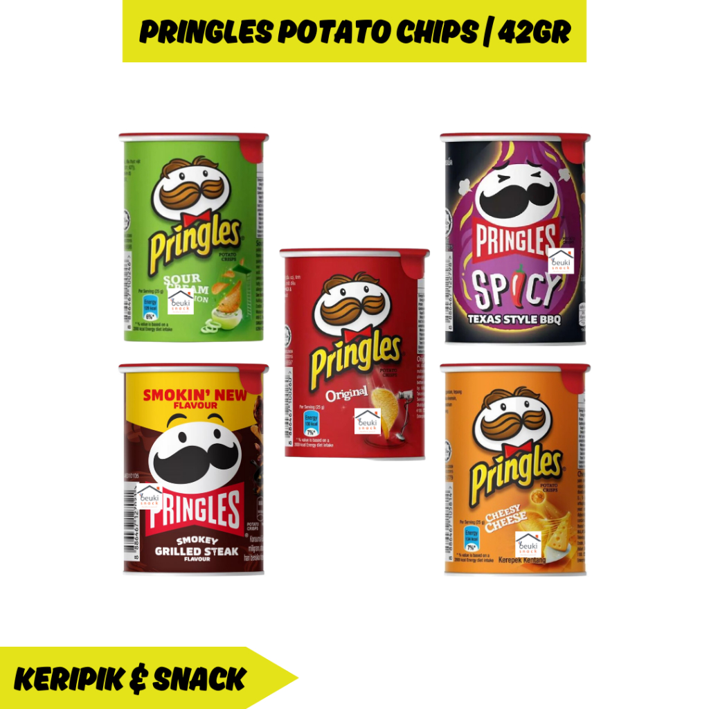Jual Pringles Keripik Kentang Kecil 42gr Berbagai Varian Pilih Rasa ...
