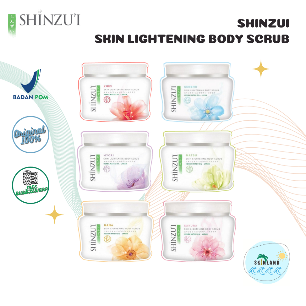 Jual SHINZUI SKIN LIGHTENING BODY SCRUB | LULUR SHINZUI | Shopee Indonesia