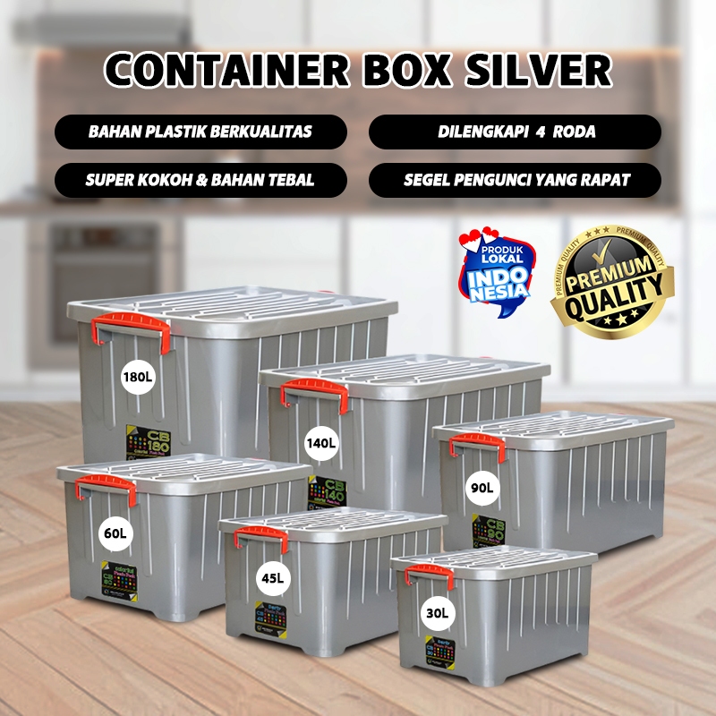 Jual Container Box 30L 45L 60L 90L 140L 180L / Bahan Plastik ...