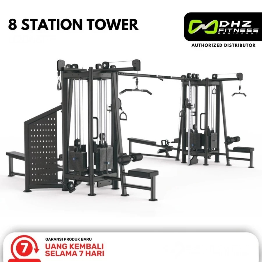 Jual LIFESPORTS - New Alat Olahraga Fitness Gym Multi 8 Station Tower ...