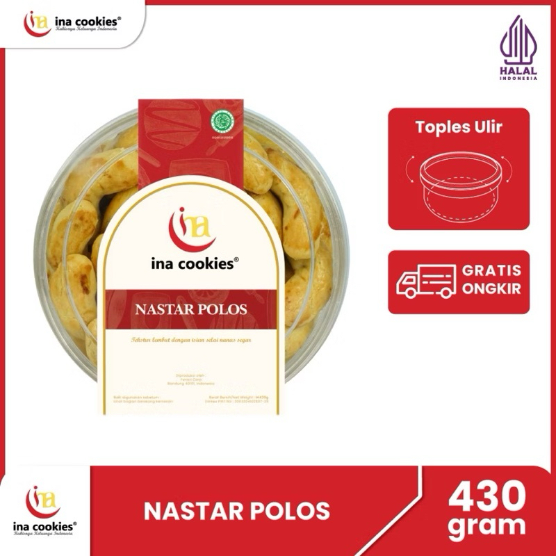 Jual INA COOKIES - NASTAR POLOS 430gr | Shopee Indonesia