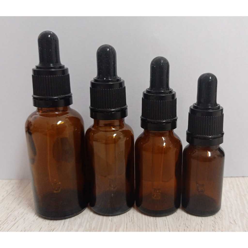 Jual BOTOL KACA COKLAT KOSONG/SET PIPETTE HITAM SEGEL/SEAL/BOTOL SERUM/BOTOL OIL/BOTOL AROMA ...