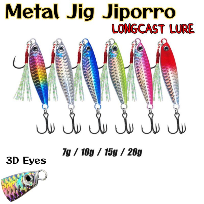 Jual Metal Jig Komplit Set Siap Lempar Ultra Light Casting Jigging Umpan Jig Jiporro 7gr-25gr ...