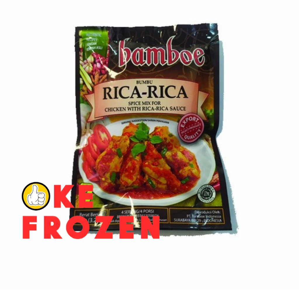 Jual BAMBOE BUMBU RICA-RICA 90GR/BUMBU INSTANT | Shopee Indonesia