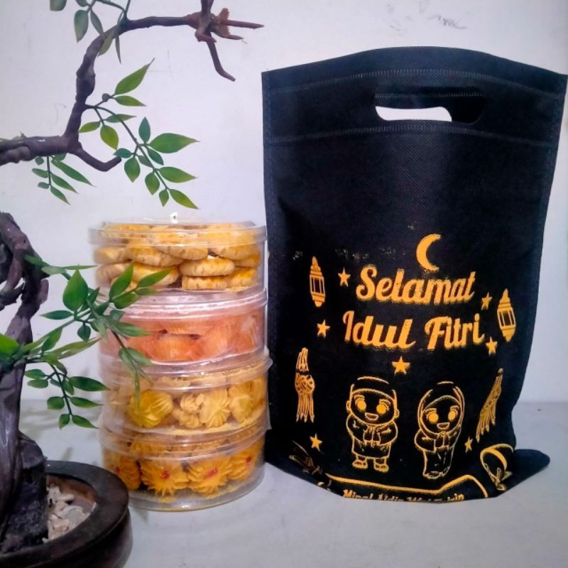Jual PROMO tas lebaran idul fitri 25x35 /tas parcel bingkisan nastar ...