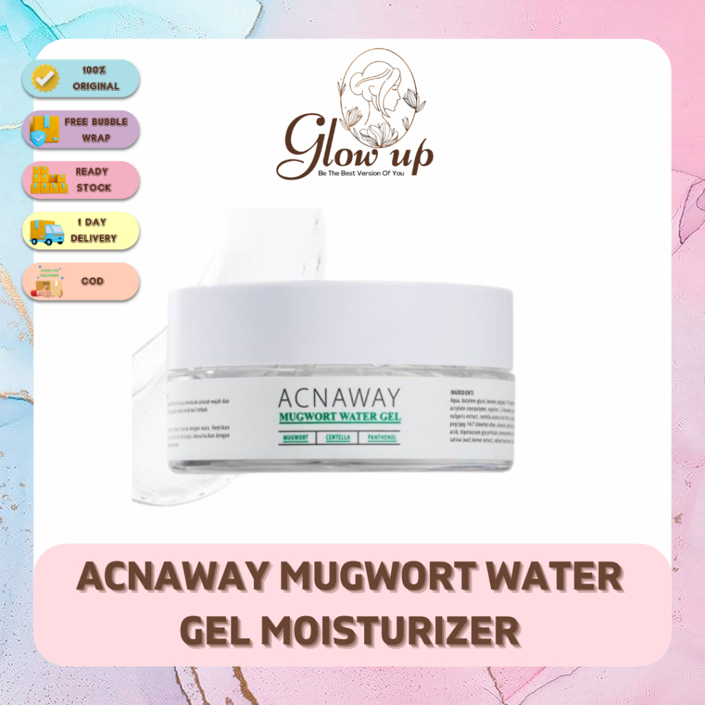 Jual ACNAWAY Mugwort Water Gel Moisturizer with Mugwort + Centella ...