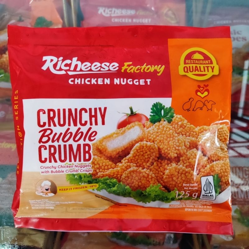 Jual Richeese Factory Chicken Nugget Crunchy 125g | Shopee Indonesia