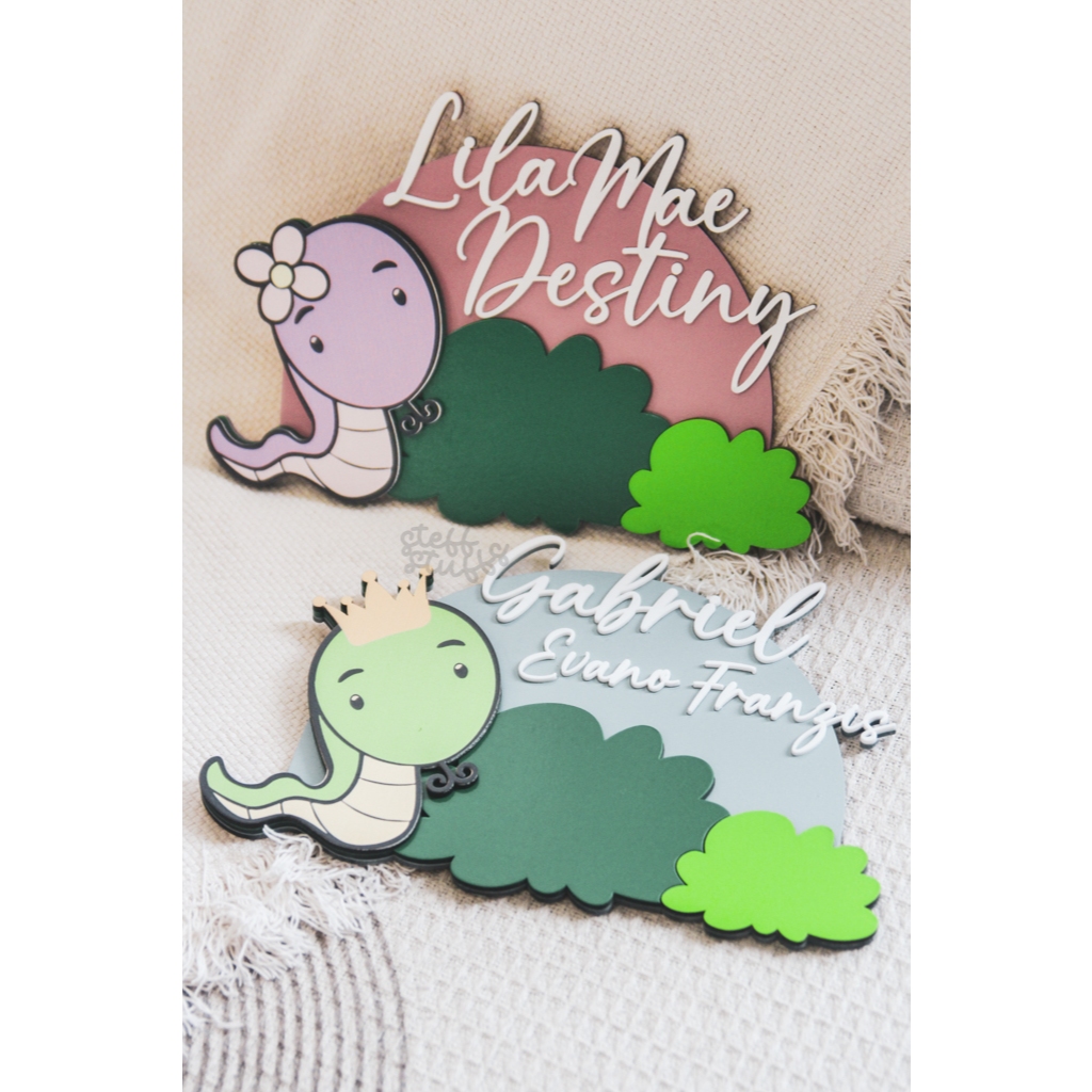 Jual GABRIEL SNAKE HOSPITAL BOARD | Papan Nama Kelahiran Bayi Props ...