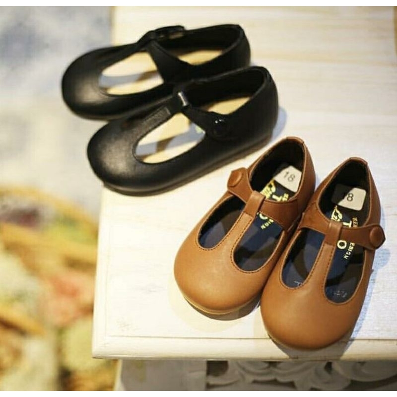 Jual Two little toes sepatu kulit balita anak perempuan berbahan ...