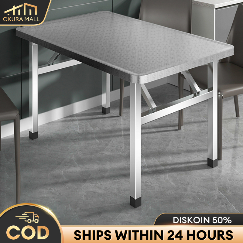 Jual Meja Lipat Portable Meja Belajar Meja Lipat Stainless Meja Kantor Besi Meja Pelatihan ...