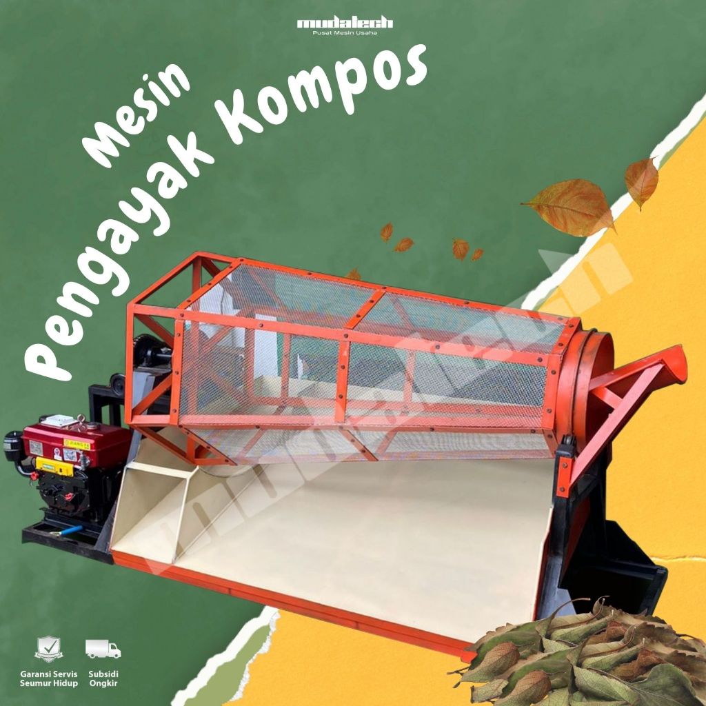 Jual Mesin Pengayak Ayakan Kompos Alat Pengayak Pupuk Kompos | Shopee ...