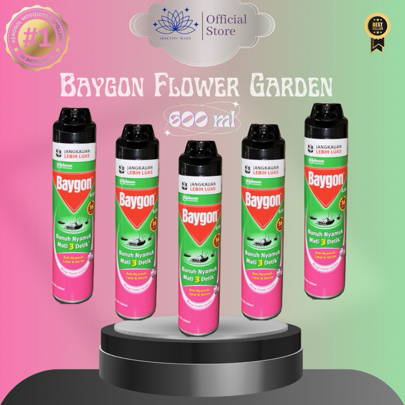 Jual Baygon Flower Garden 600 ml - Obat Nyamuk - Bunuh Nyamuk Penyebab ...