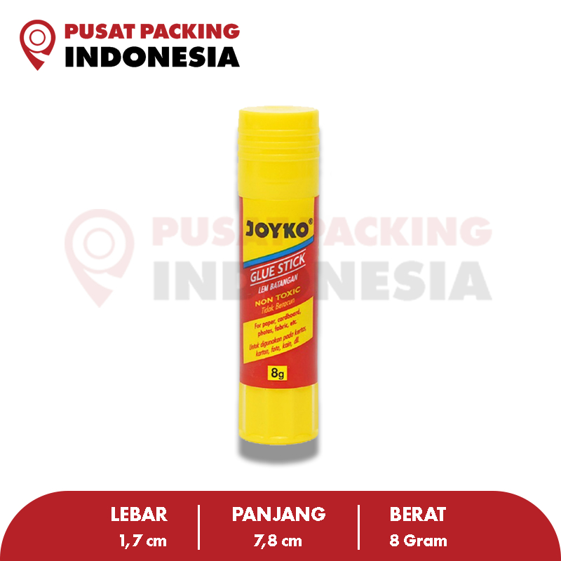 Jual LEM STICK JOYKO / LEM KERTAS / LEM BATANG RAJA PACKING INDONESIA ...