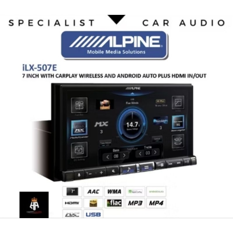 Jual Head Unit Alpine AXP iLX-507E Resmi Original | Shopee Indonesia